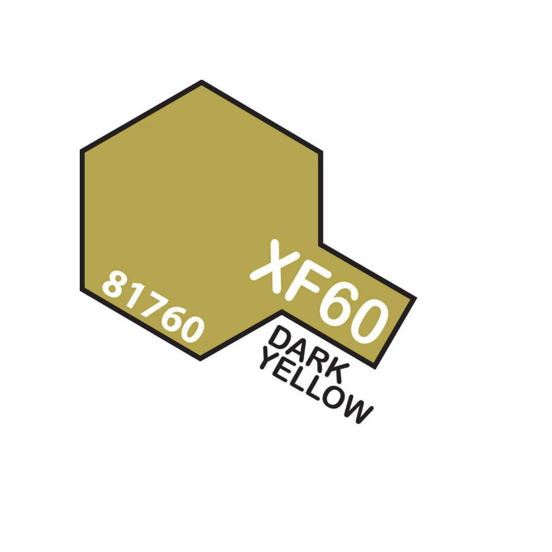 Tamiya Mini Acrylic XF-60 Dark Yellow - Afterpay Available!