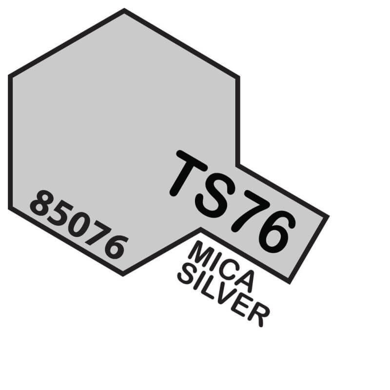 Tamiya TS-76 Mica Silver - Afterpay Available!