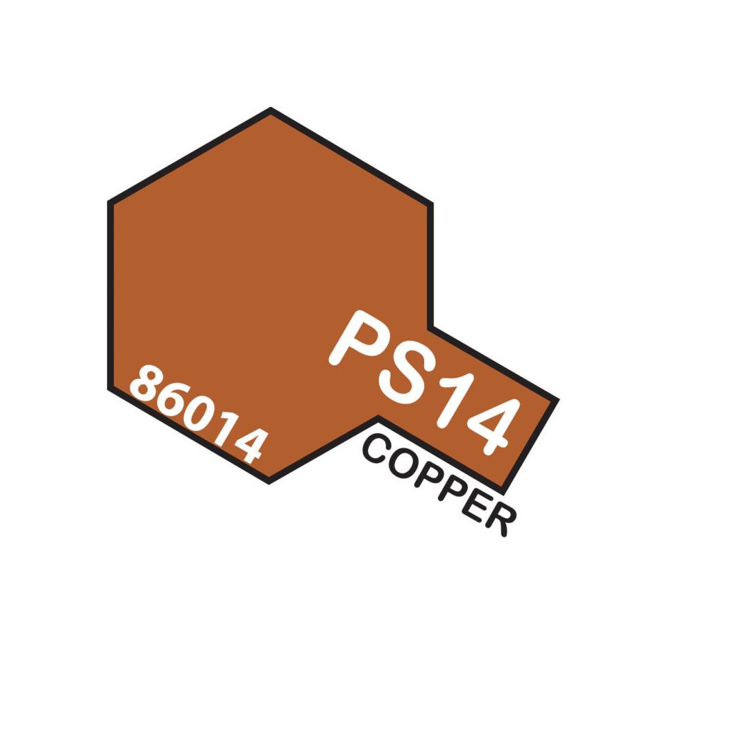 Tamiya PS-14 Spray Copper Polycarbonate | Mr Toys Toyworld