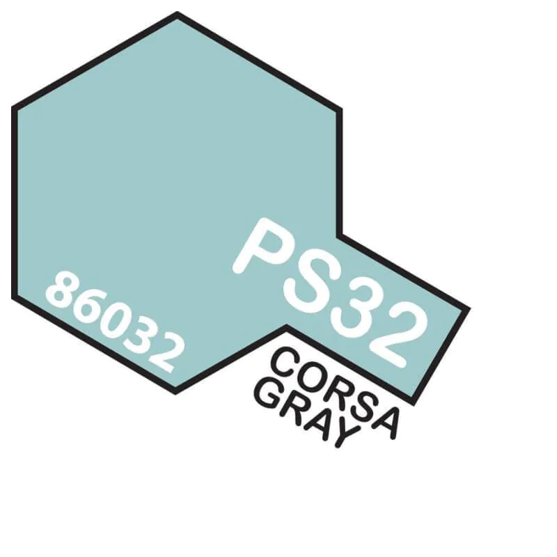 Tamiya PS-32 Corsa Grey Polycarbonate - Afterpay Available!