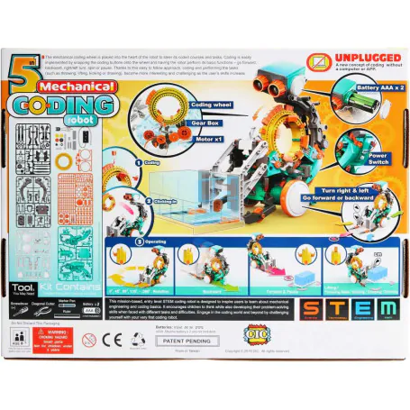 CIC - 5 in 1 Mechanical Coding Robot - Afterpay Available!