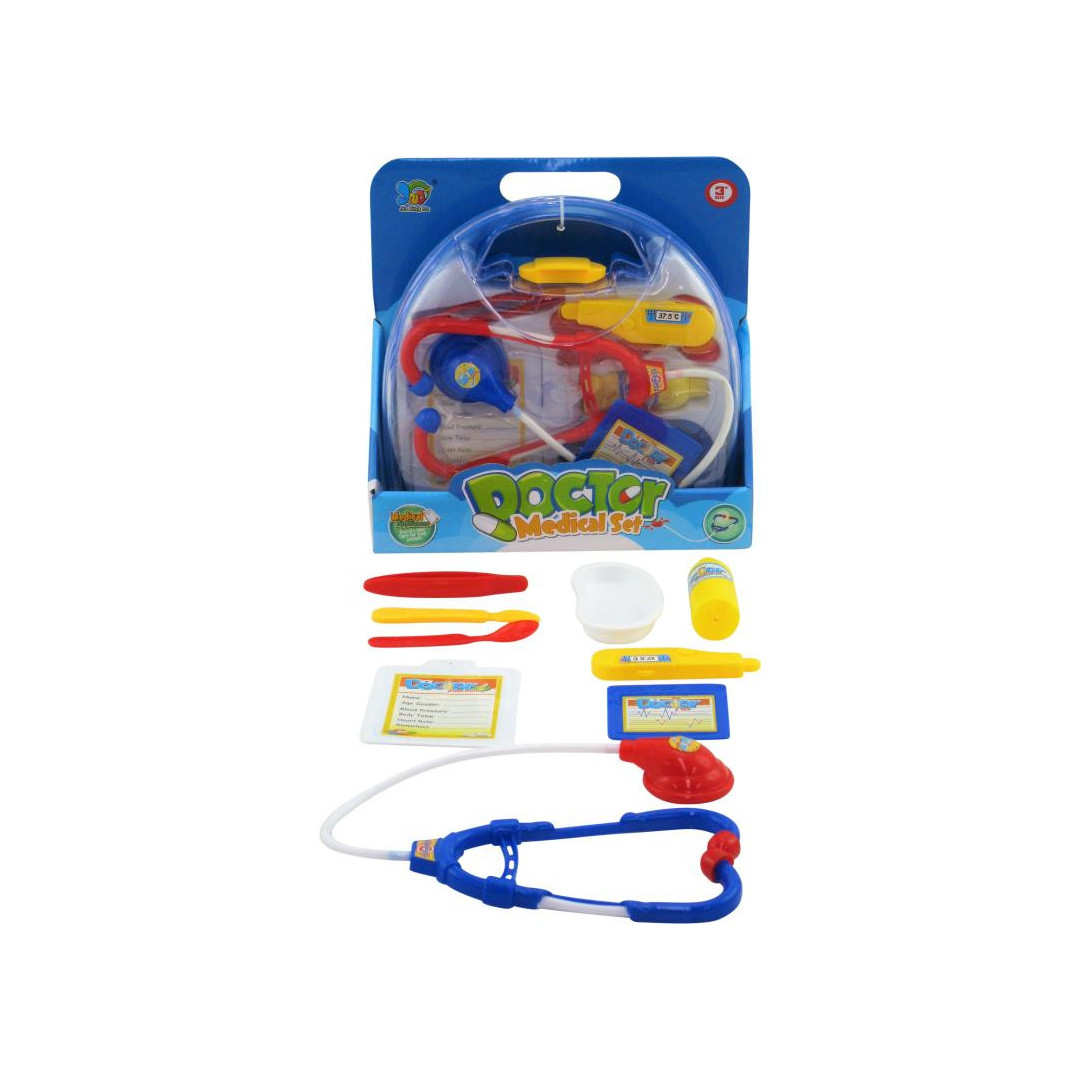 Complete Doctor Carry Case - 10Pcs Play Set | Mr Toys Toyworld