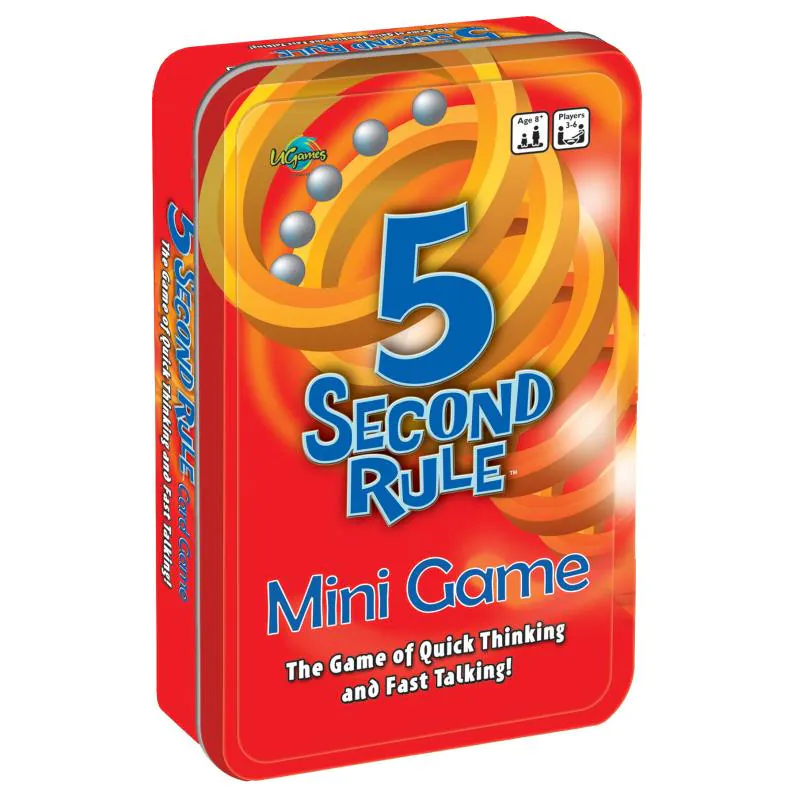 5 Second Rule Board Game Tin - Afterpay Available!