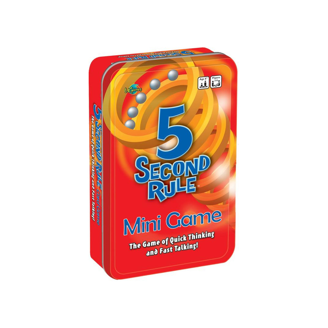 5 Second Rule Board Game Tin | Mr Toys Toyworld