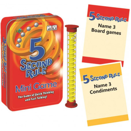 5 Second Rule Board Game Tin - Afterpay Available!