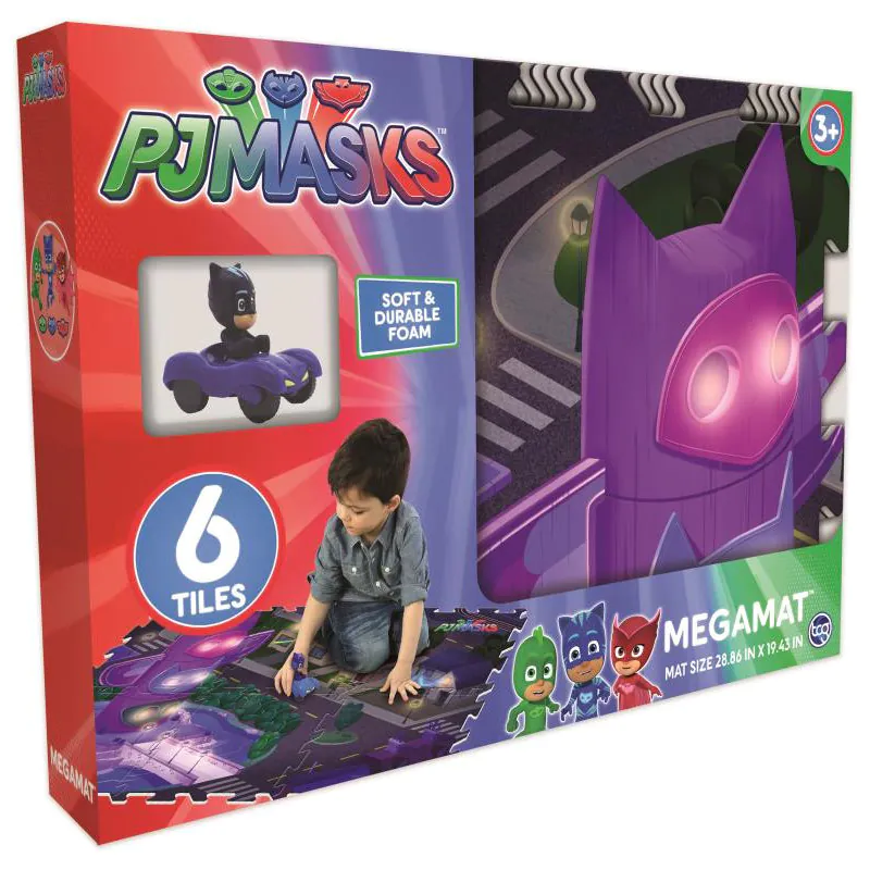 6 Pcs Tile Mega Mat With Vehicle Assorted - Afterpay