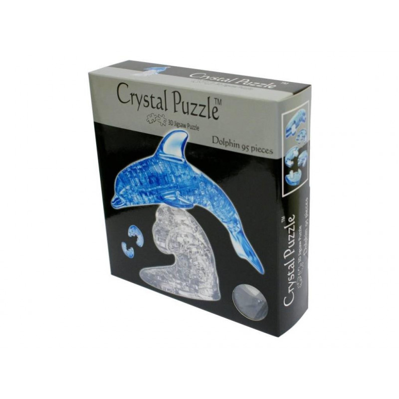 Crystal Puzzle Blue Dolphin | Mr Toys Toyworld