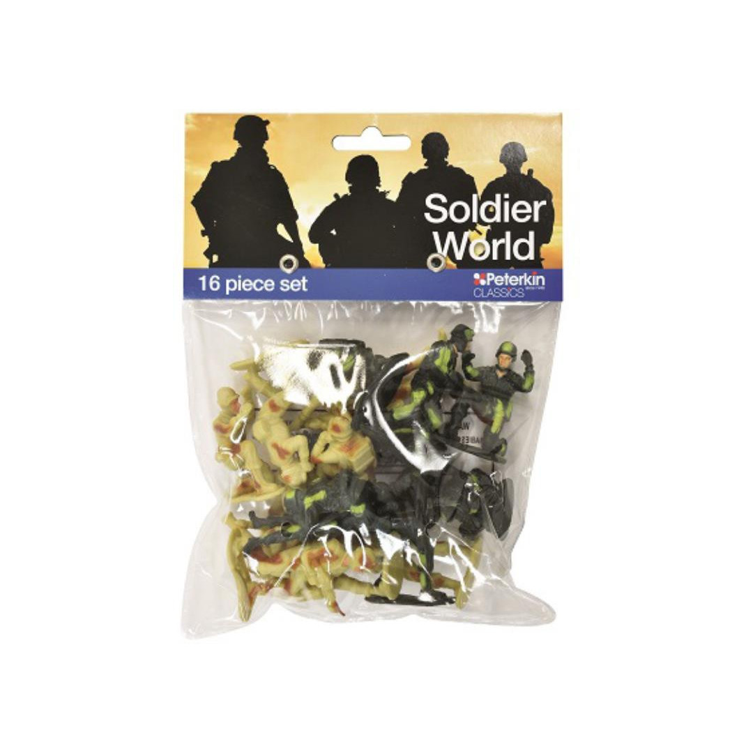 Soldier World 16Pc - Assorted - Afterpay Available!