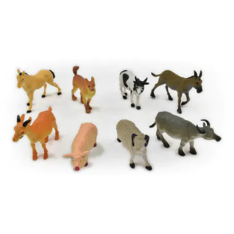 Farm World 8Pc Figure - Assorted - Afterpay Available!