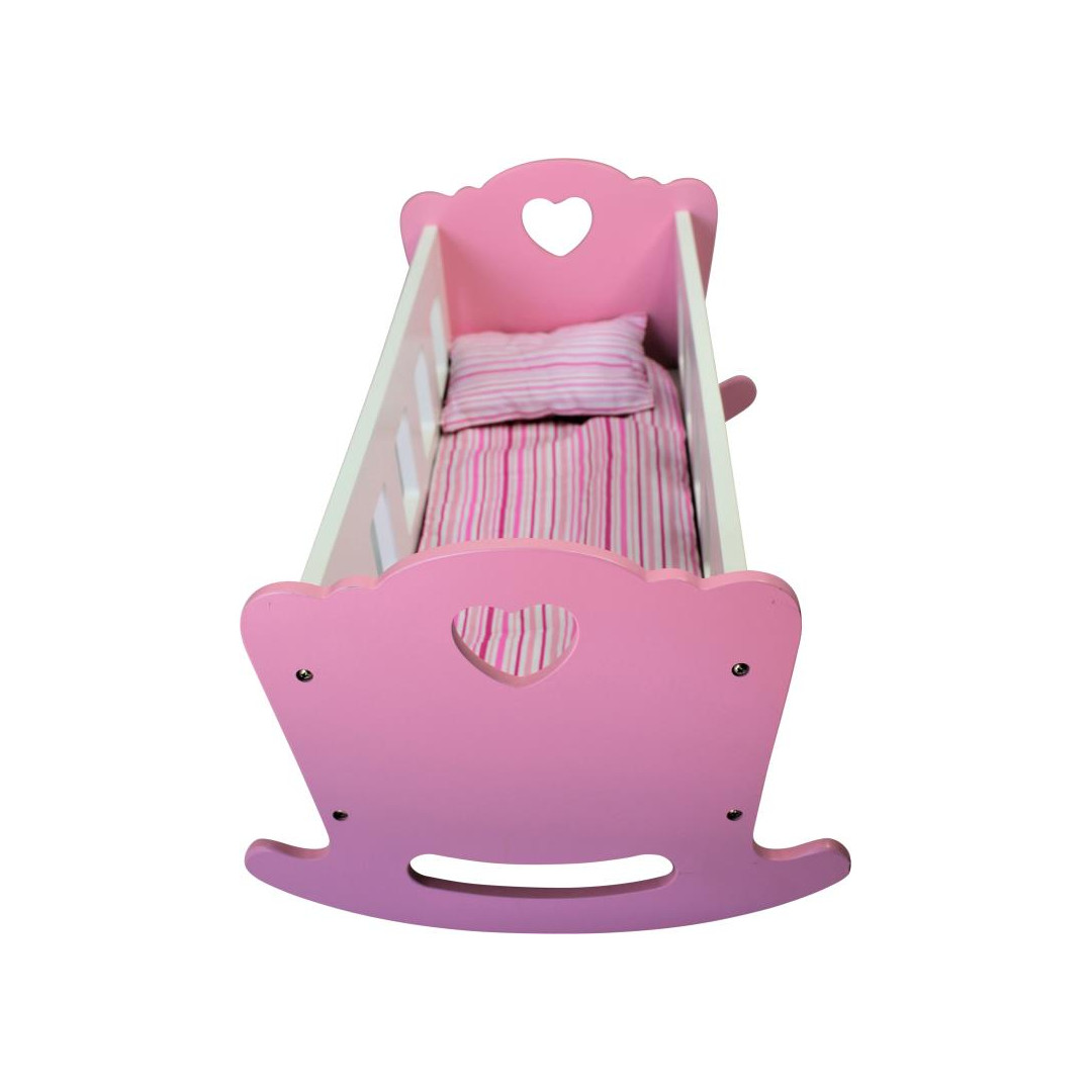 Sally Fay Wooden Dolls Cradle - Rocking Motion | Mr Toys Toyworld