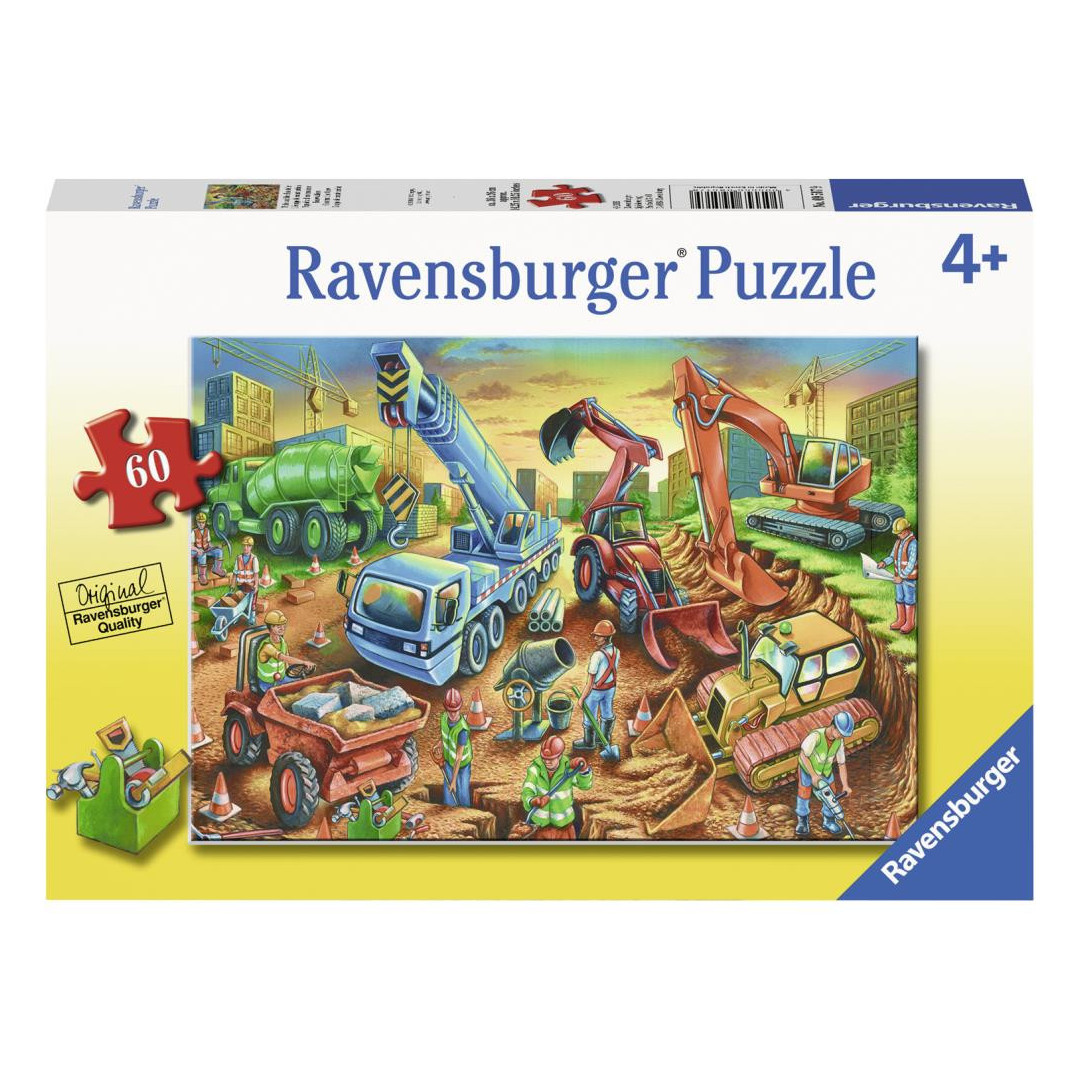 Ravensburger - Construction Crew Puzzle 60Pc | Mr Toys Toyworld