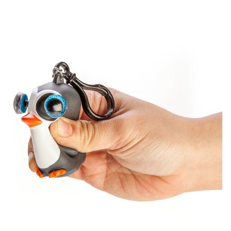 Eye Popping Keyring Penguin - Afterpay Available!