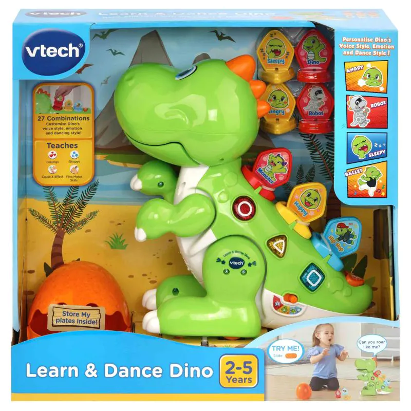 VTech - Learn & Dance Dino Green - Afterpay Available!