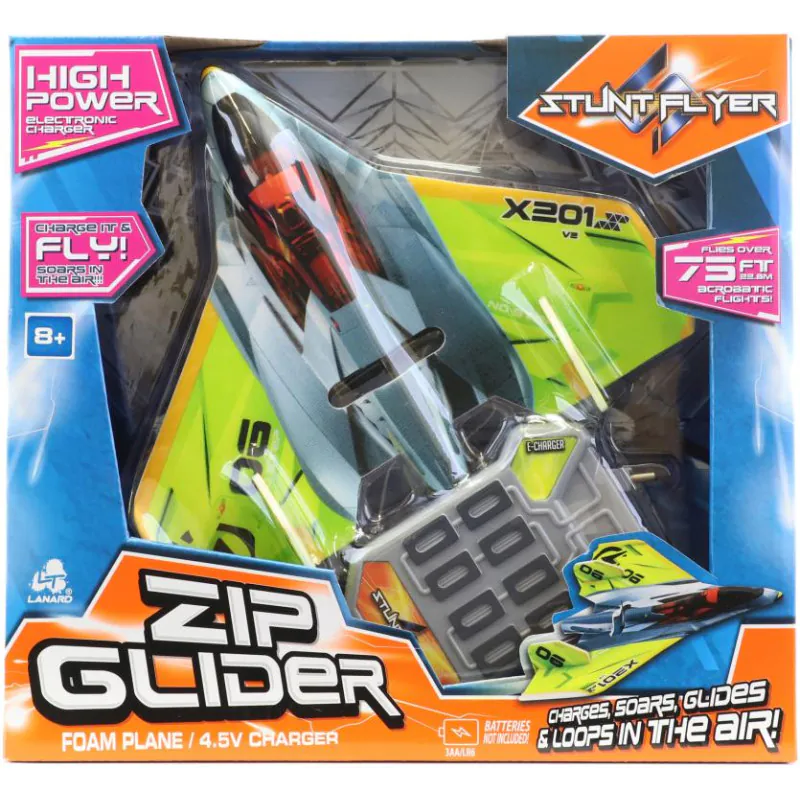 Lanard Stunt Flyer Zip Glider High Power Plane - Afterpay