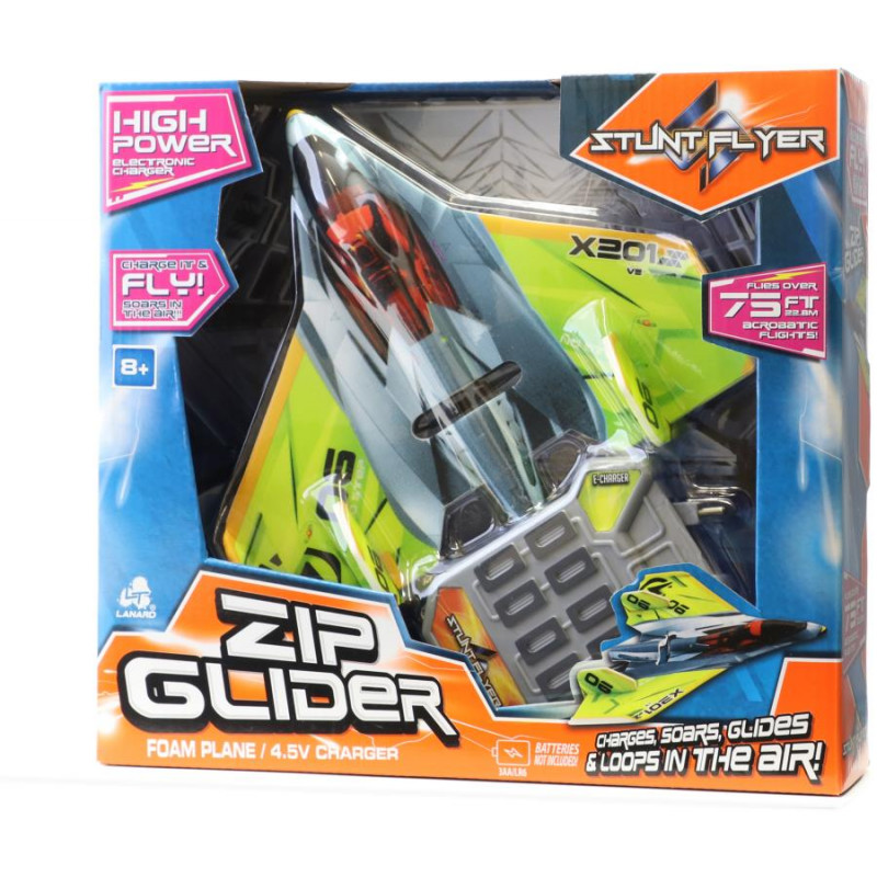 Lanard Stunt Flyer Zip Glider High Power Plane - Afterpay