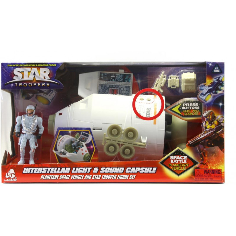 Lanard Star Troopers Interstellar Lights and Sounds Capsule