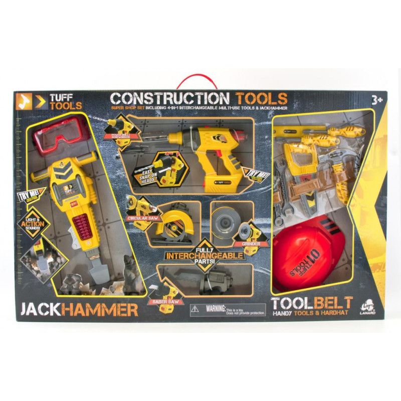 Lanard Tuff Tools Construction Tools Set - Afterpay