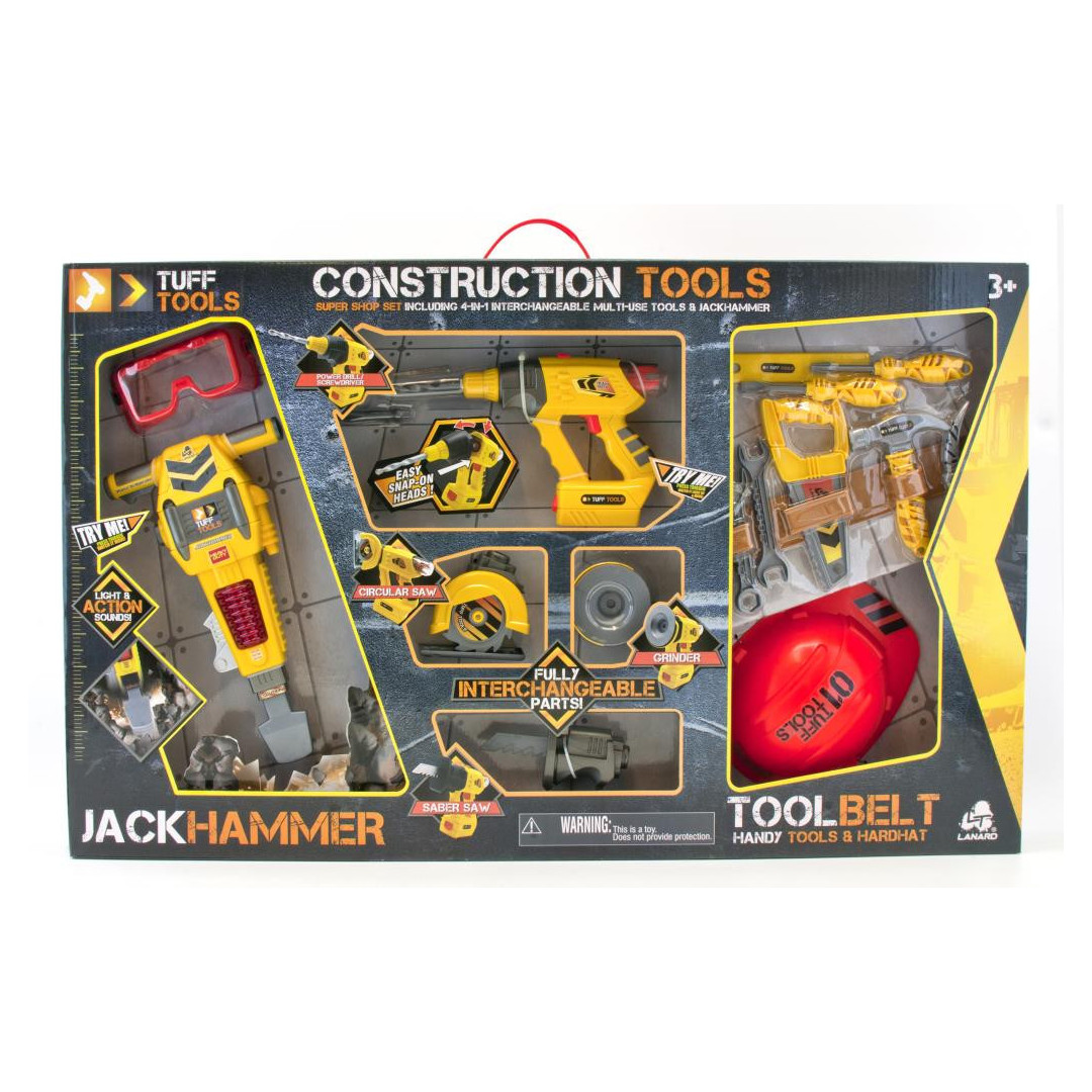 Lanard Tuff Tools Construction Tools Set - Afterpay