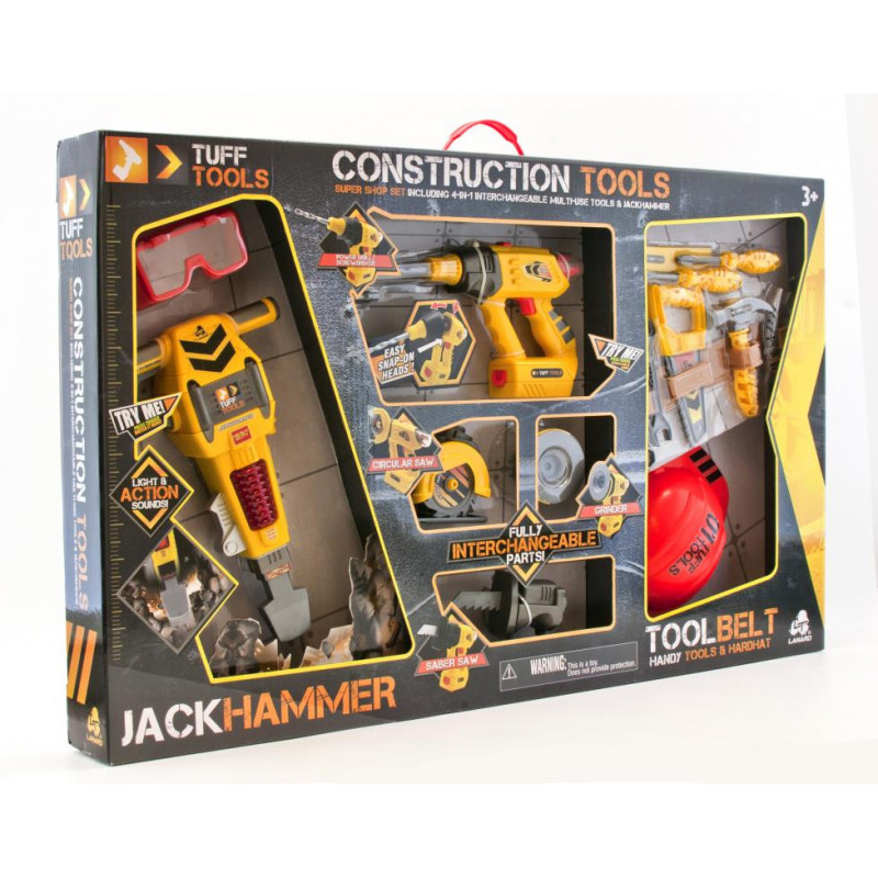 Lanard Tuff Tools Construction Tools Set - Afterpay