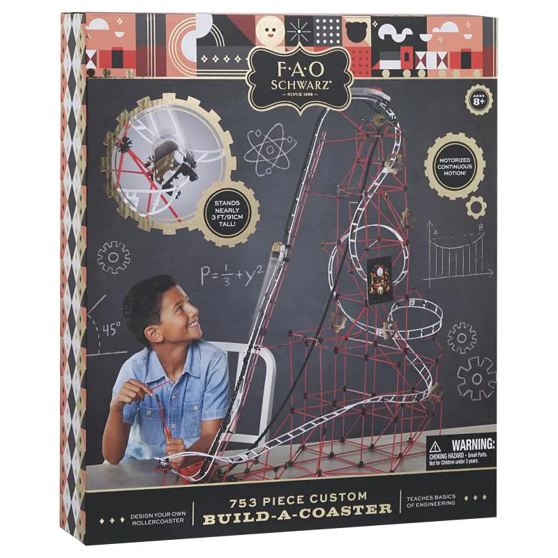 FAO Toy Kids Build-A- Coaster 753Pc | Mr Toys Toyworld