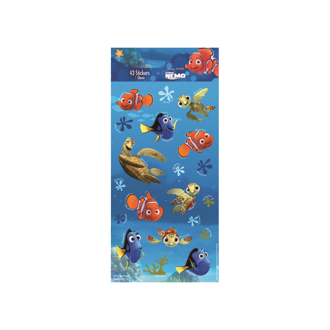 Disney Finding Nemo Stickers | Mr Toys Toyworld