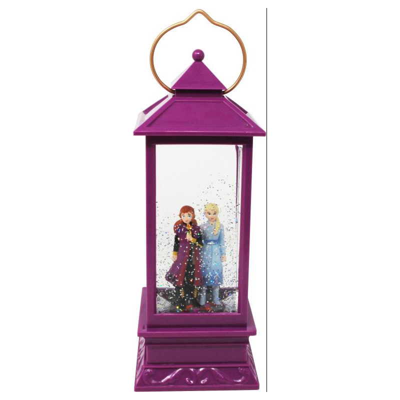 Frozen 2 Anna And Elsa Glitter Lantern | Mr Toys Toyworld