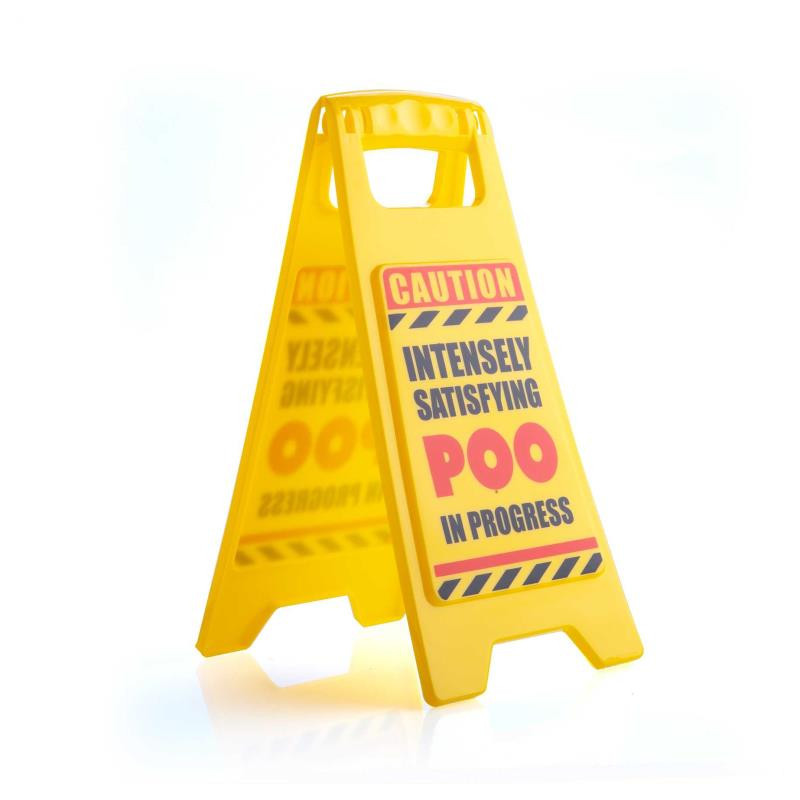 Poo Warning Sign - Afterpay Available!