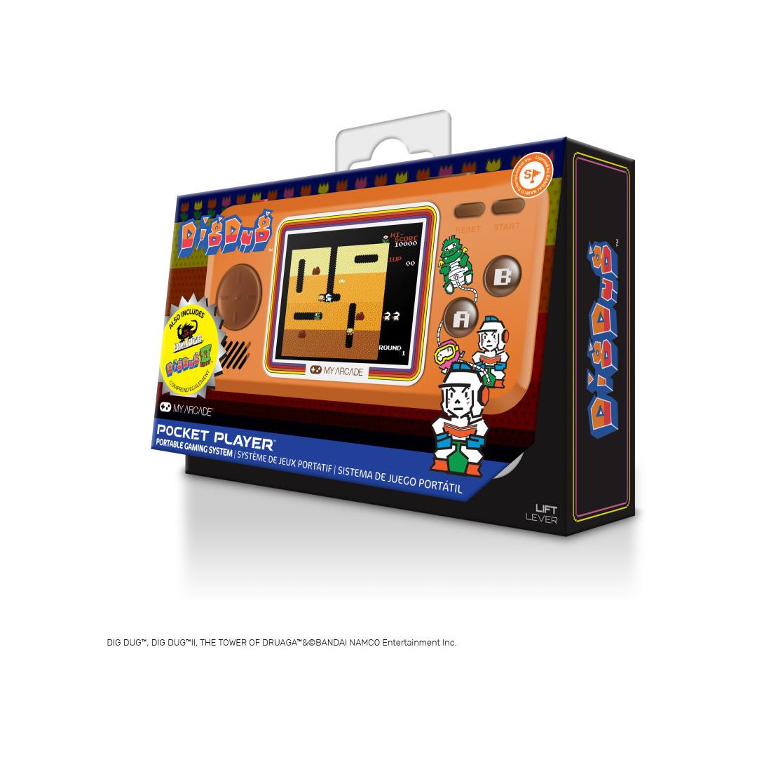 Dig Dug Pocket Player Handheld - Afterpay Available!