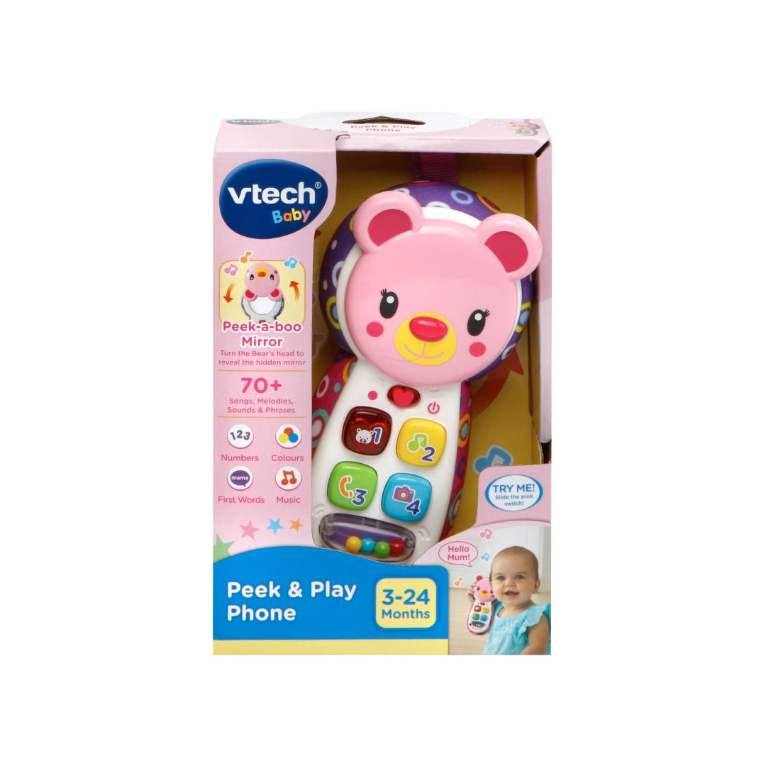 VTech - Peek And Play Phone Pink - Afterpay Available!