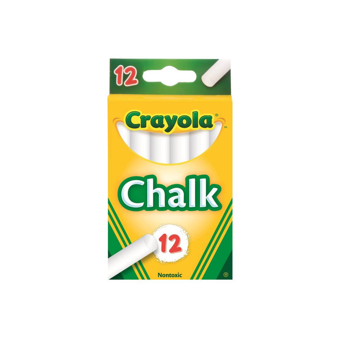 Crayola 12pc White Chalk - Afterpay Available!