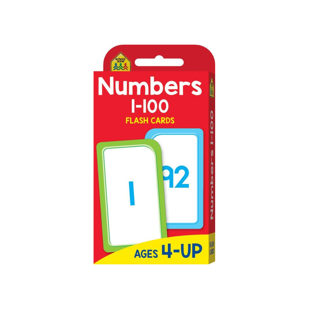 School Zone: Numbers 1-100 Flash Cards (2017 Ed) - Shop Now!