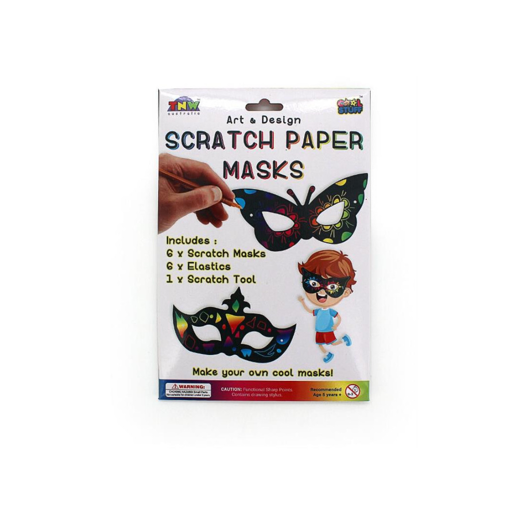 Scratch Paper Masks (Set Of 6) - Afterpay Available!