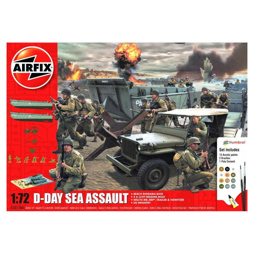 Airfix D-Day 75th Anniversary Sea Assault Gift Set