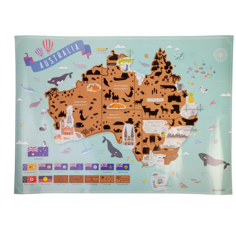 Scratch Map Australia - Afterpay Available!