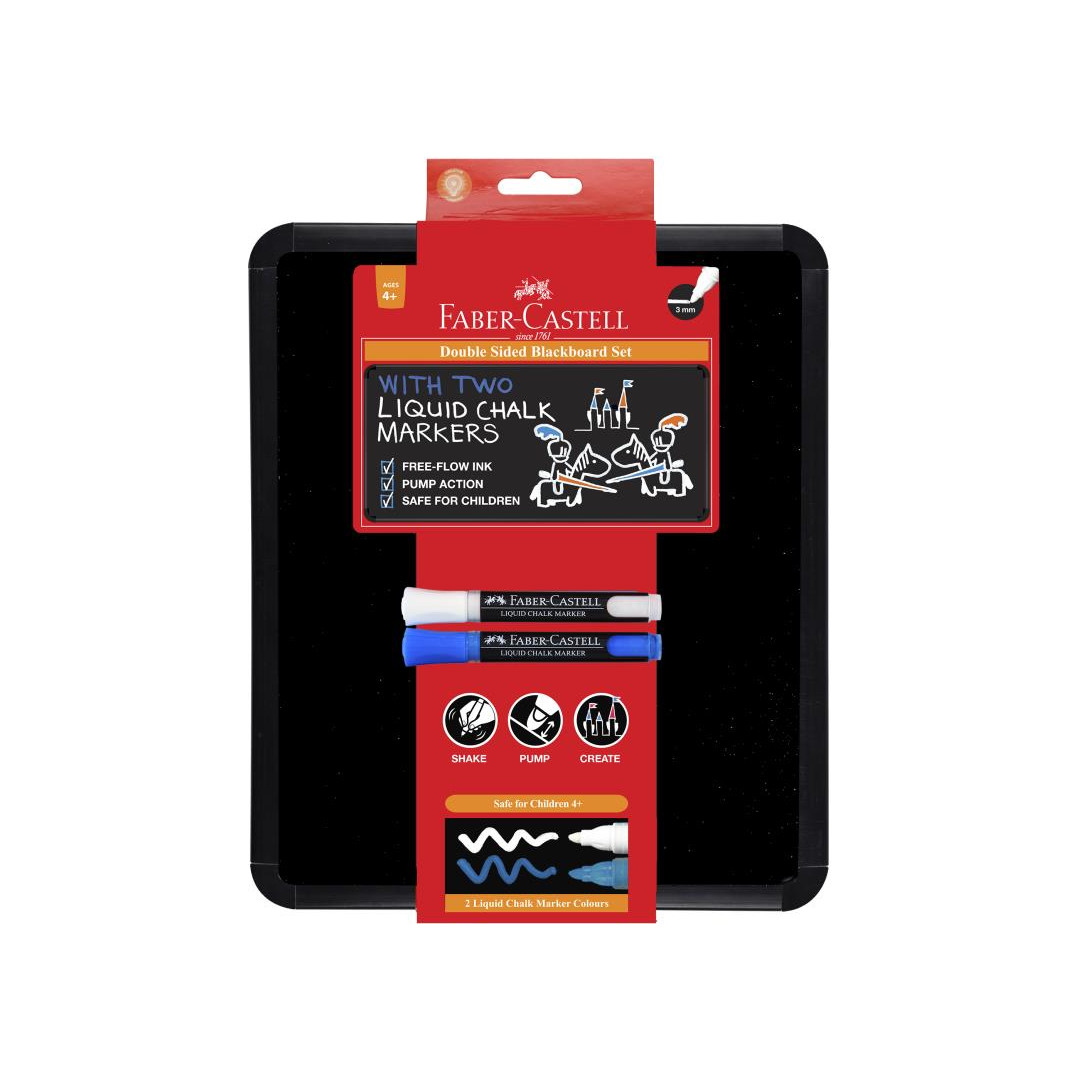 Faber-Castell Double Sided Blackboard Set - Afterpay