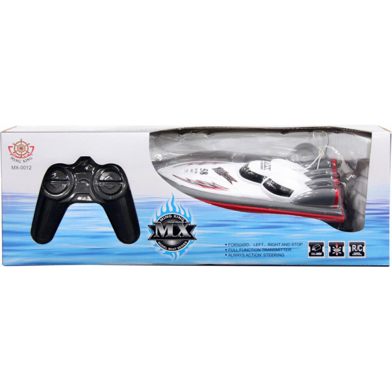 Racing Twin Prop Speed Boat RC- Assorted | Mr Toys Toyworld