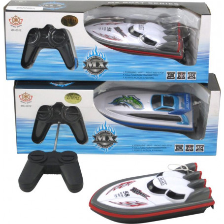 Racing Twin Prop Speed Boat RC- Assorted | Mr Toys Toyworld