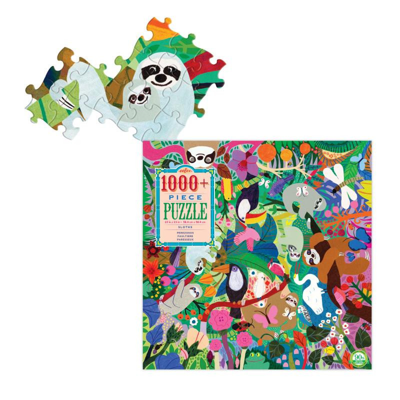 Eeboo 1008 Pc Sloths Puzzle | Mr Toys Toyworld