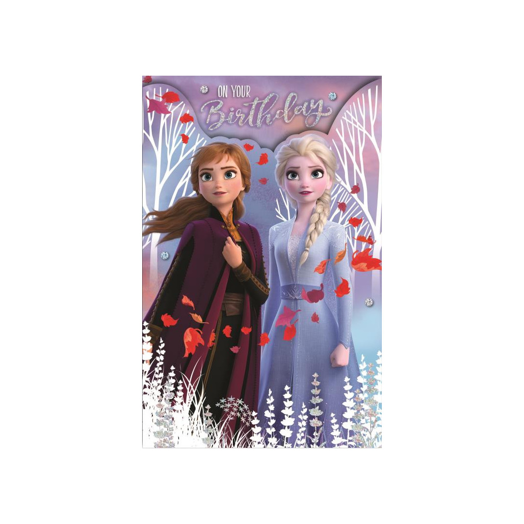 Card - Disney Frozen 2 Leaves Swoosh | Mr Toys Toyworld