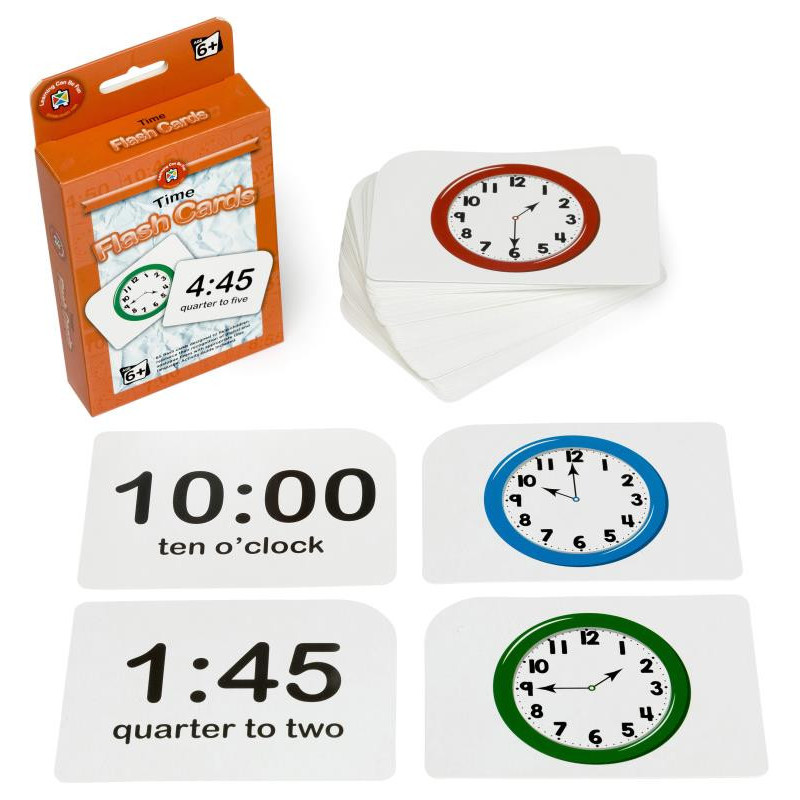 Learning Can Be Fun - Time Flash Card - Afterpay Available!