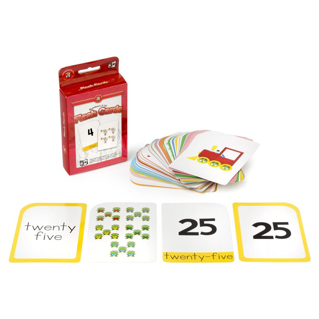 Learning Can Be Fun - Numbers 0-30 Flash Card | Mr Toys Toyworld