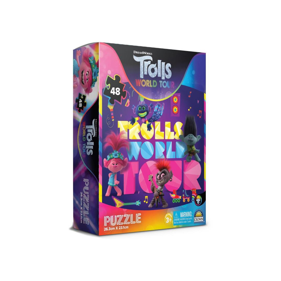 Trolls 2 Boxed Puzzle 48Pce Assorted - Afterpay Available!