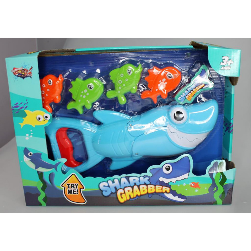 Hungry Shark Grabber - Bath Game With 4 Animals - Afterpay