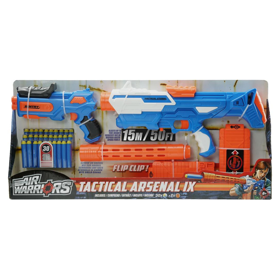 Air Warriors Arsenal With Storm-Sentry-Two Clips-30 Darts