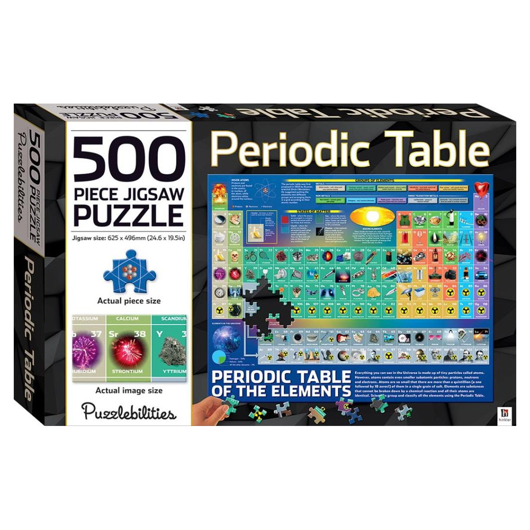 Periodic Table 500-Piece Jigsaw Puzzle | Mr Toys Toyworld