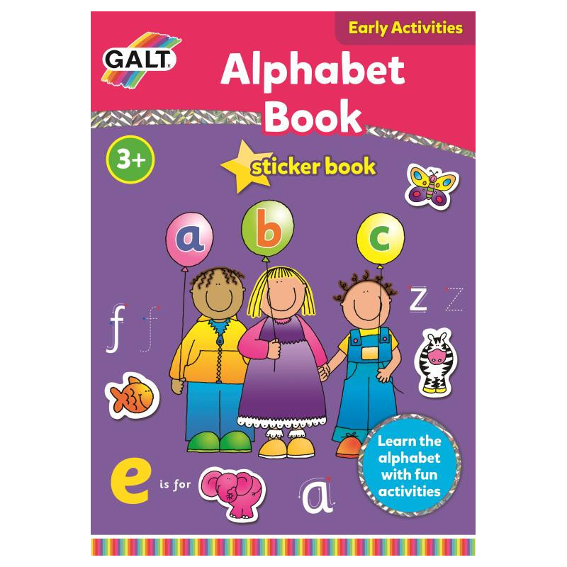 Galt - Alphabet Sticker Book | Mr Toys Toyworld