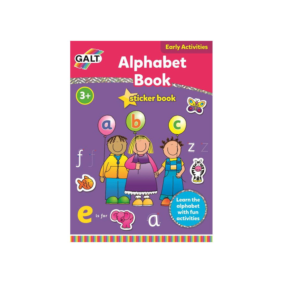 Galt - Alphabet Sticker Book | Mr Toys Toyworld