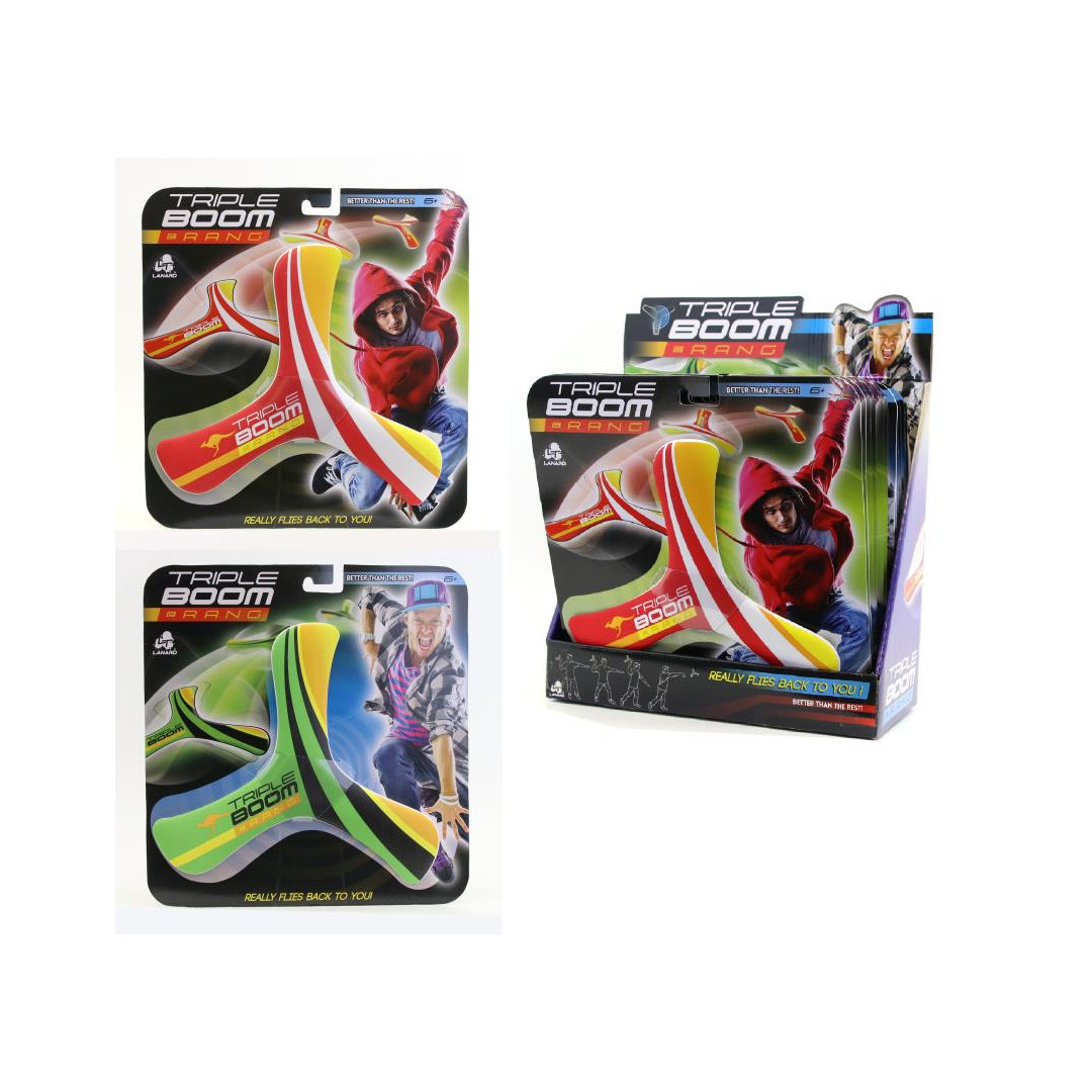 Lanard Triple Boomerang - Assorted Colours | Mr Toys Toyworld