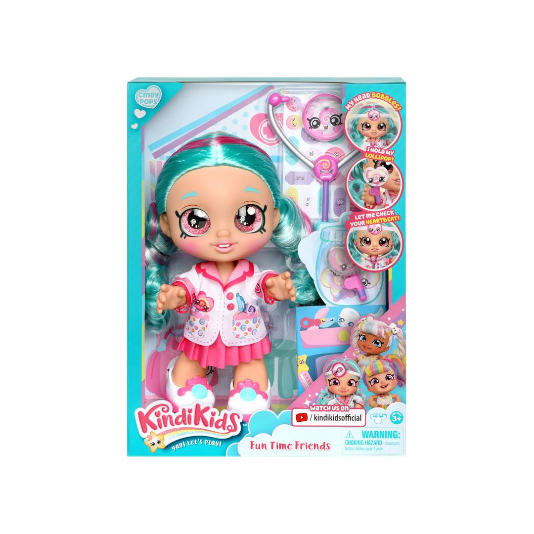 Kindi Kids S3 Fun Time Doll Single Pack - Cindy Pops