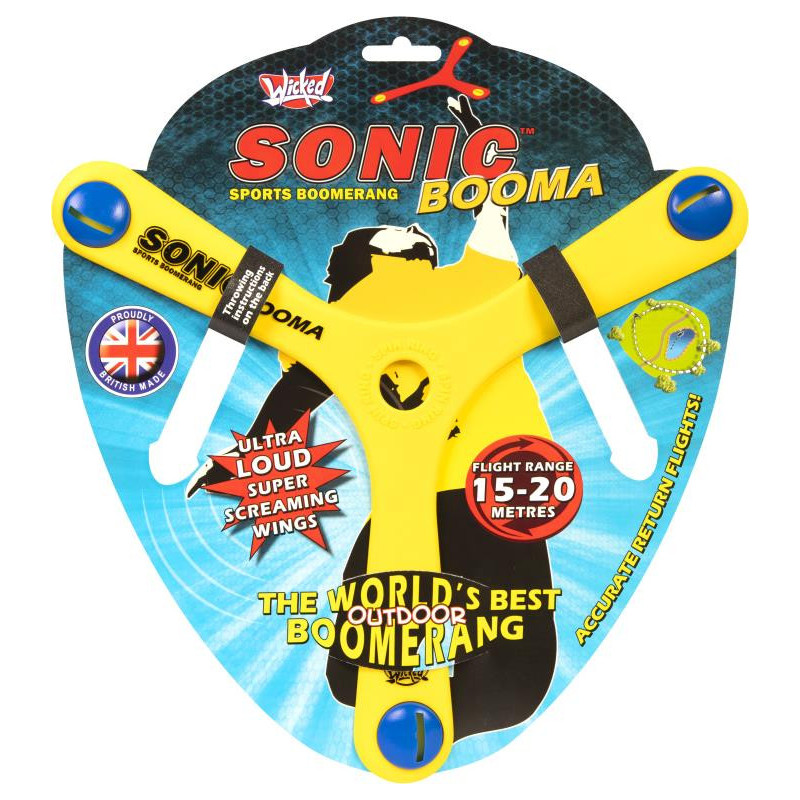Wicked Booma Sonic Outdoor Boomerang Assorted - Afterpay